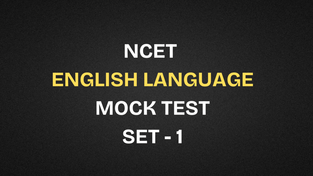 NCET 2026 Teaching Aptitude MCQs (Practice Set – 2) - Thesocialclass.in